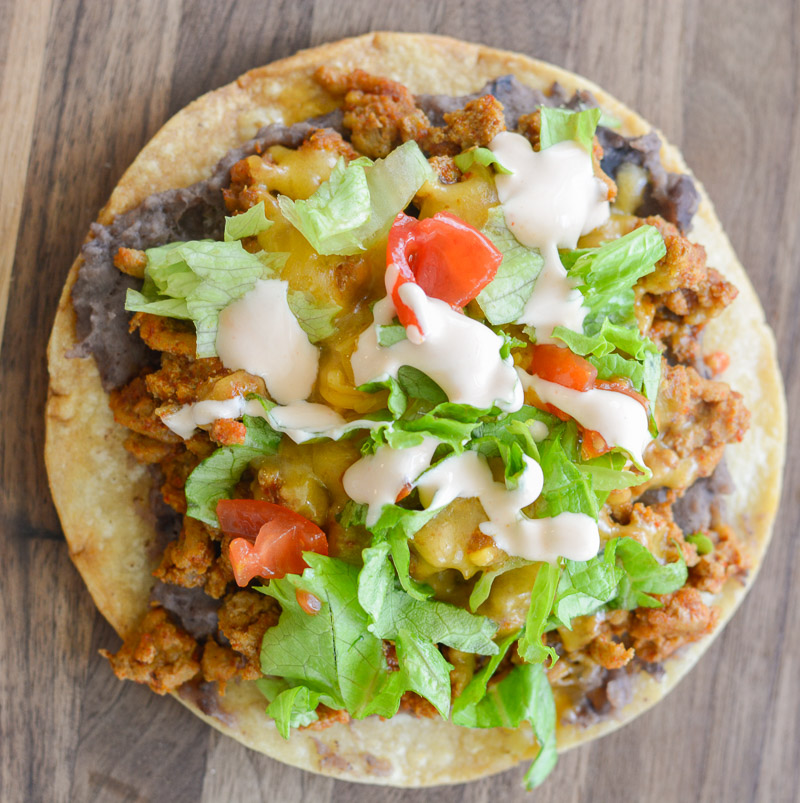 Easy Beef Tostadas - Easy Wrap Recipes